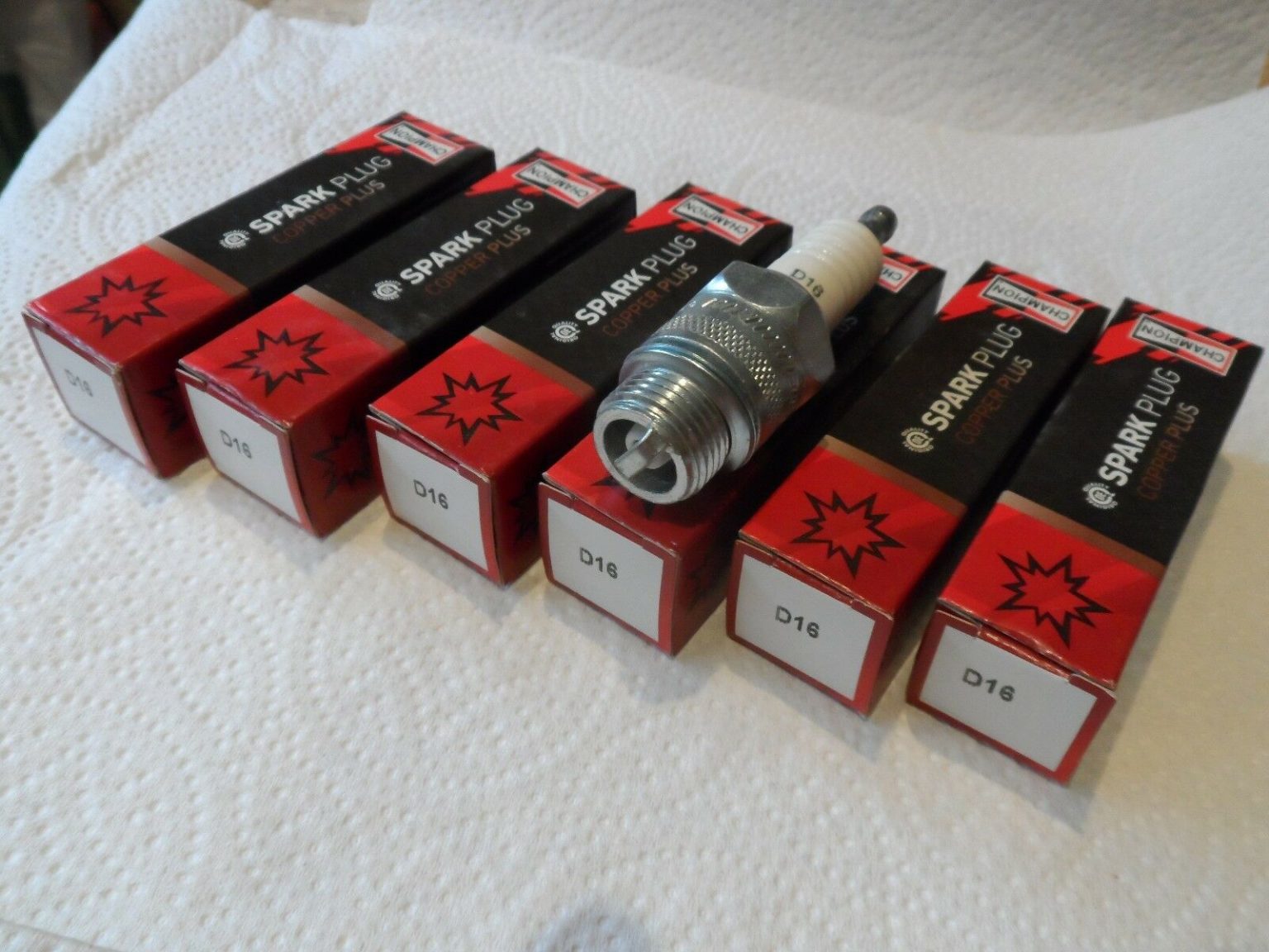 Six Champion Spark Plugs for Austin 12/6 1931-36 - ABC Spares